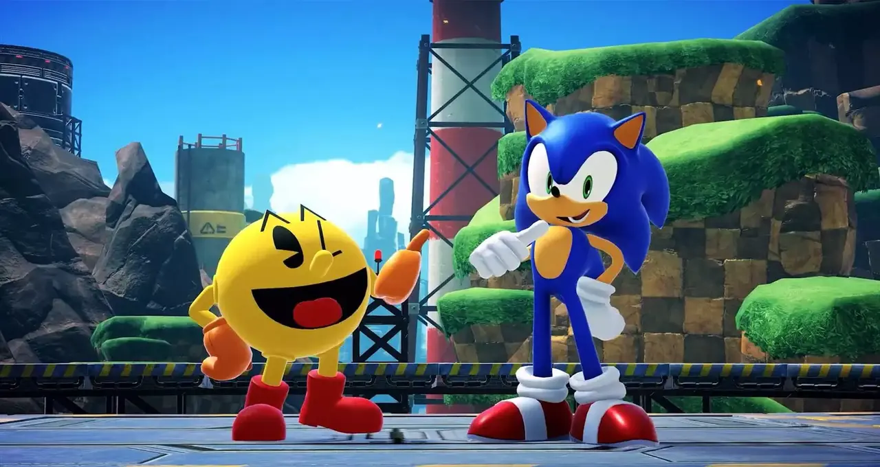 PAC-MAN e Sonic se unem em crossover nostálgico no novo DLC - Hypando